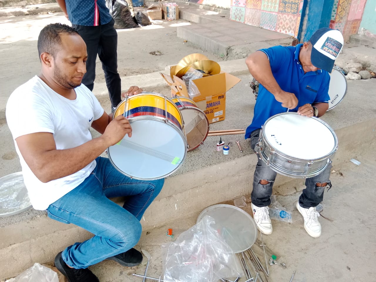 En Dibulla, Dotación instrumentos Banda de Paz – El Pulso Caribe
